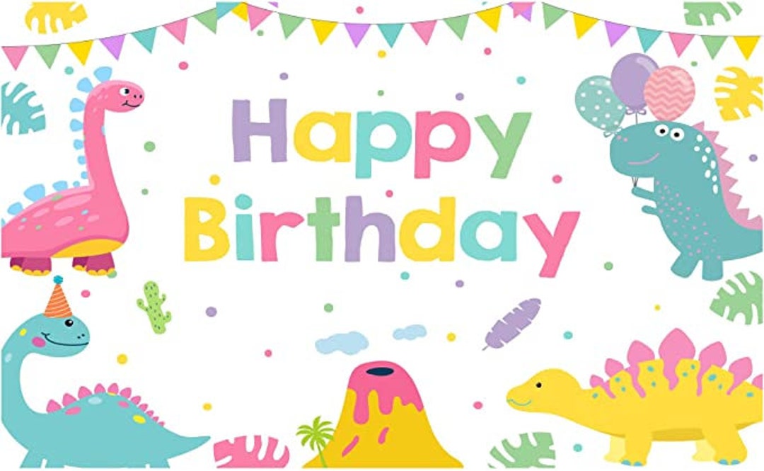 Dinosaur Birthday, Stop Chomp Roar, One a Saurus, Dinosaur First ...