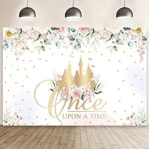 Fairytale Baby Shower Backdrop, One-ce Upon a Time, One-ce Upon A Time ...
