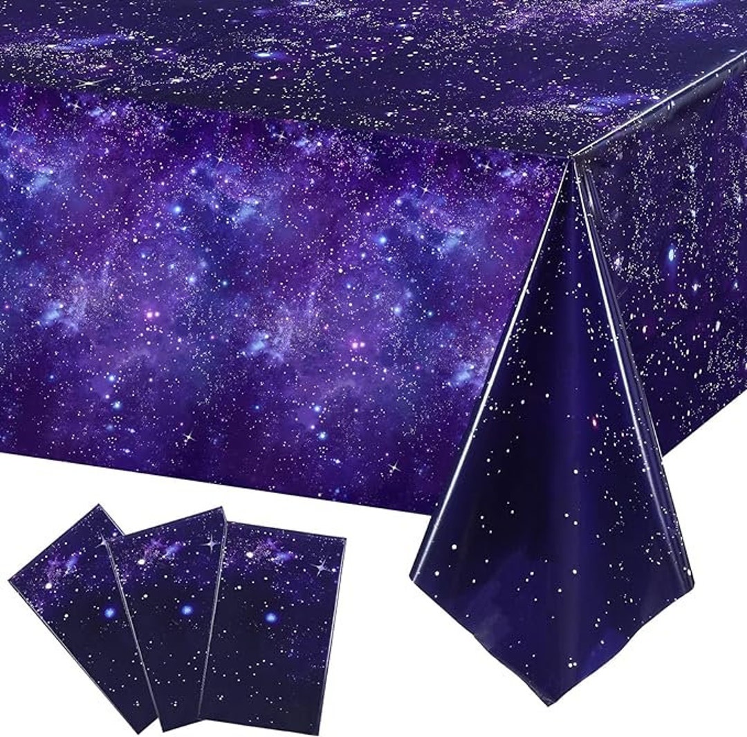 Galaxy Tablecloth, Galaxy Birthday, Space Party, Planet Party, Galaxy ...