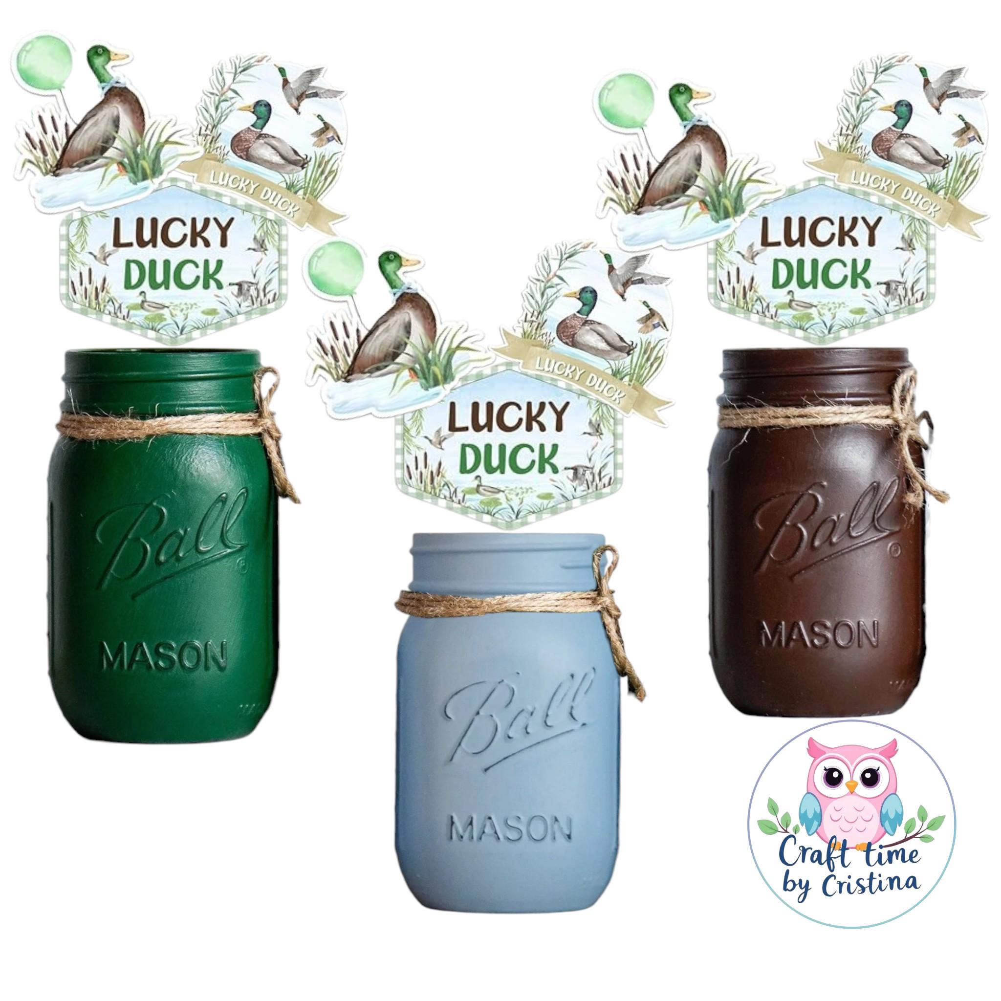 Mallard Duck Centerpieces, Mallard Duck Party Decorations, One Lucky ...