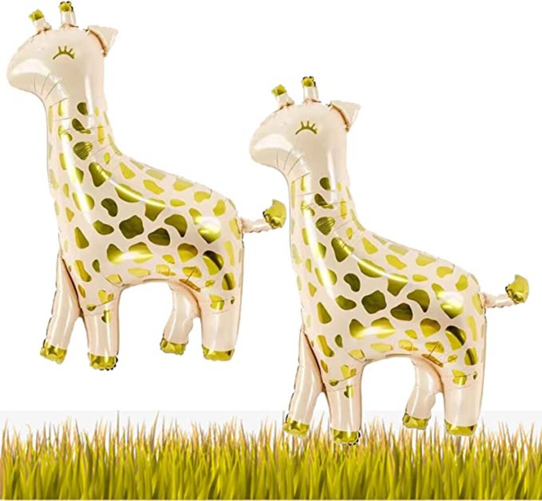 Blush Giraffe Balloon, Giant Giraffe Mylar Balloon, Safari Baby Shower ...