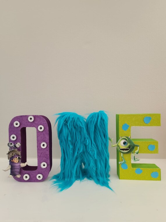 Monster Inc Monster Inc letters Monster Inc One letters | Etsy