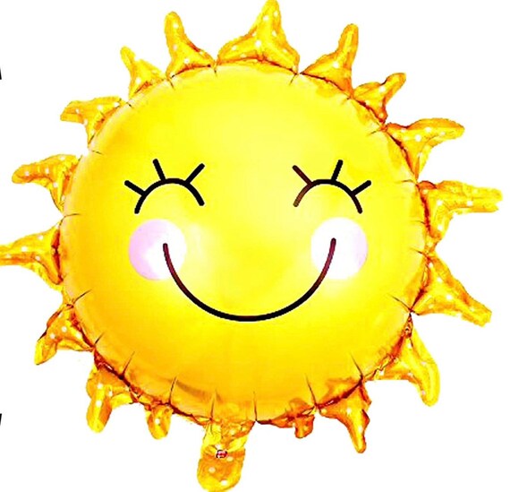 26” Sun Balloon , Sun party, sun Birthday Party, Sunshine Balloon ...