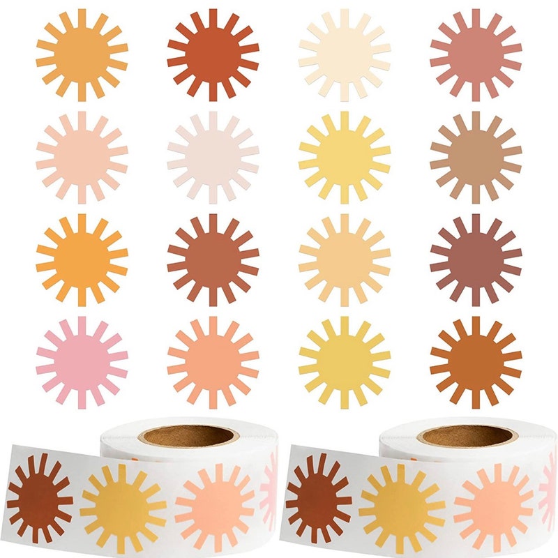 Sun Stickers - Etsy