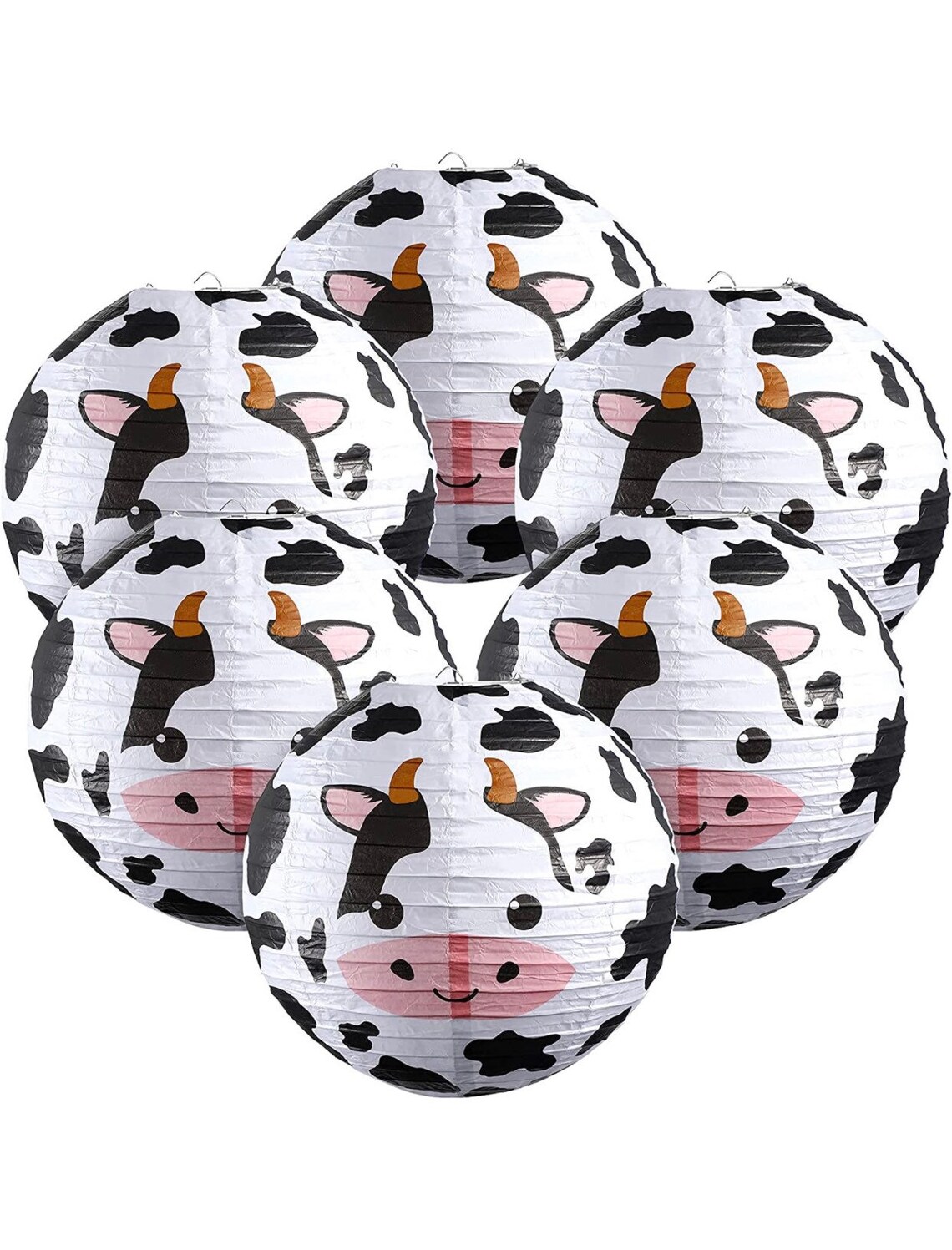 Cow Lantern, Cow Party Decorations, Cow Birthday, Cow Birthday Party ...