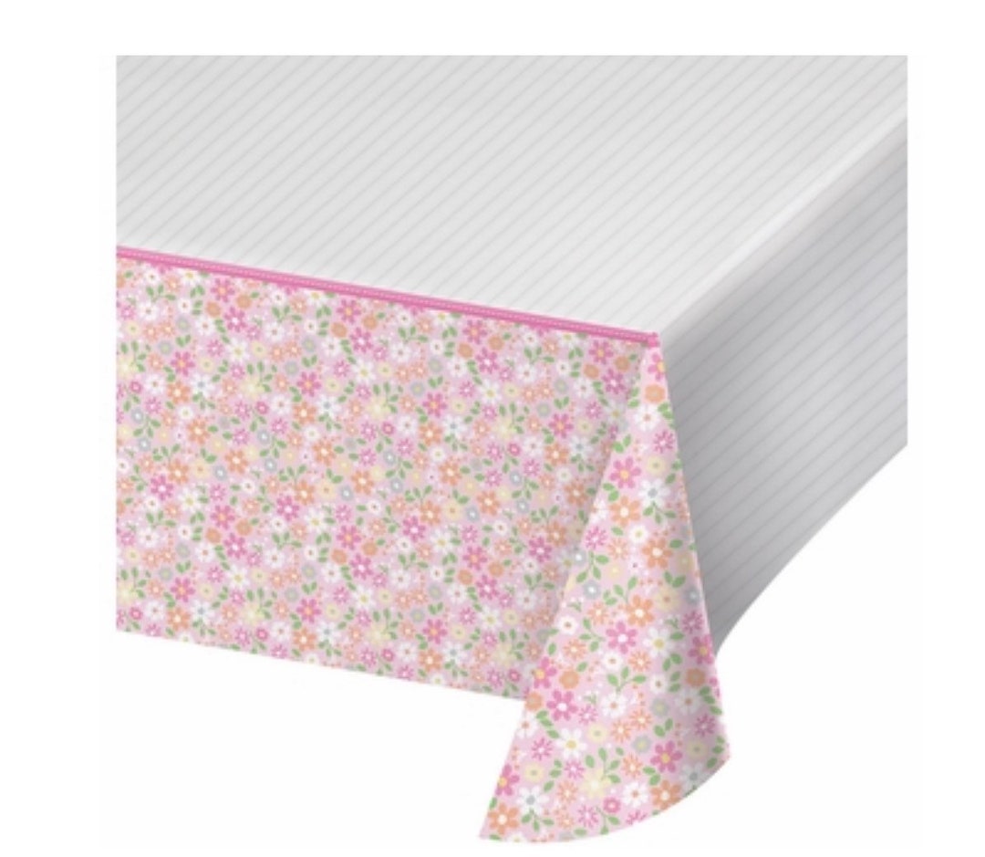 Tea Party Tablecloth, Garden Party, Floral Tea Party, Tea Baby Shower ...