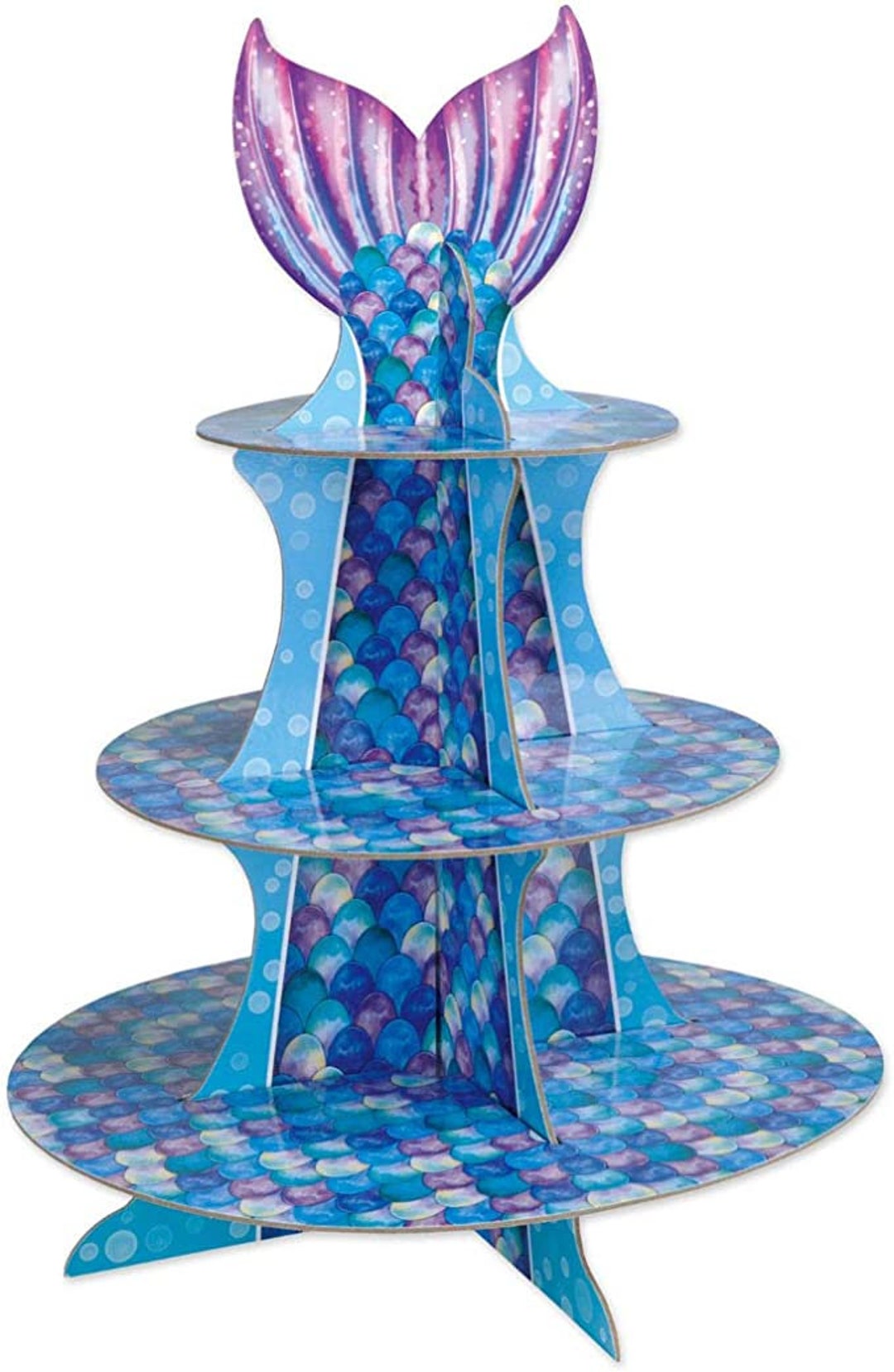 Mermaid Cupcake Stand, Under the Sea Cupcake Stand, Mermaid Birthday ...