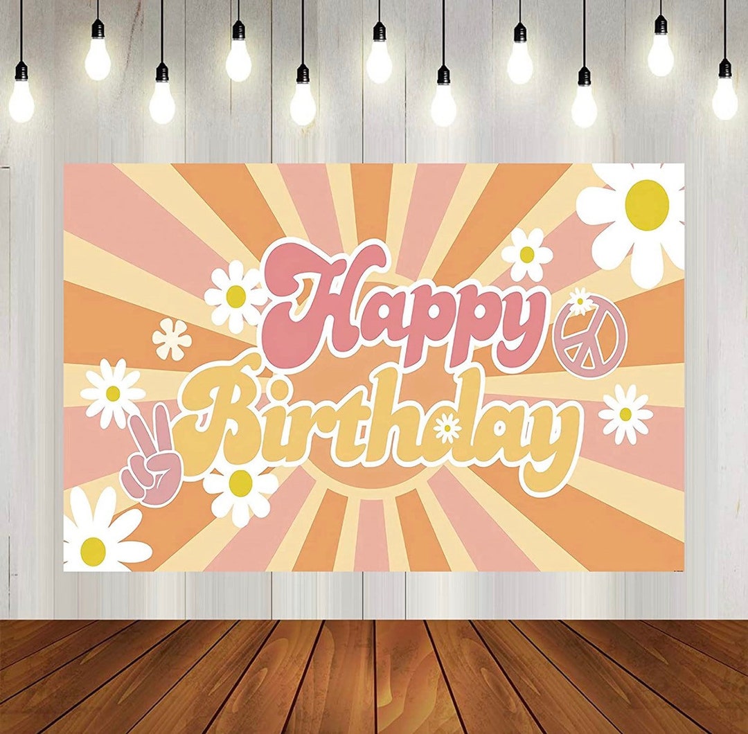 Groovy, Groovy Party Decorations. Groovy Backdrop, Groovy Birthday ...