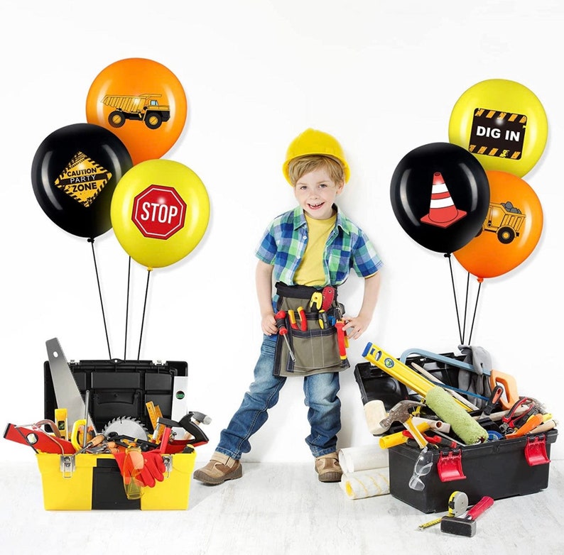 Construction Balloons, Construction, Construction Birthday ...