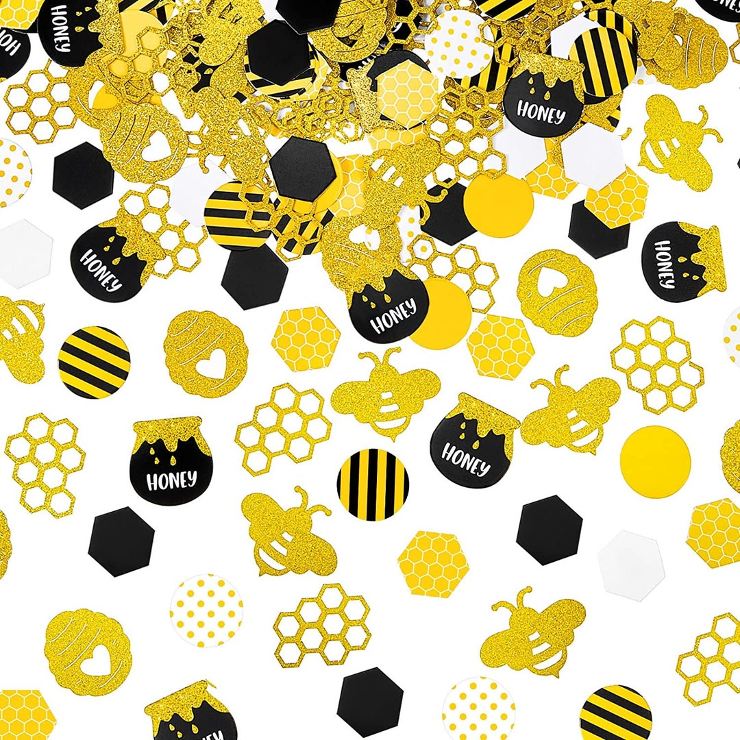 Fun to Bee One Confetti, Bee Confetti, Bee Party, Bee, Bumble Bee ...