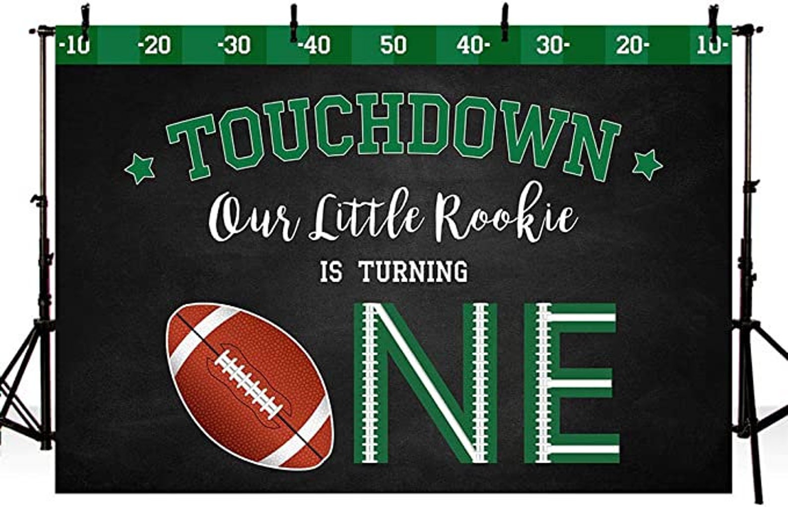 Football 1st Birthday Backdrop, 1st Down Birthday Backdrop, 1st Down ...