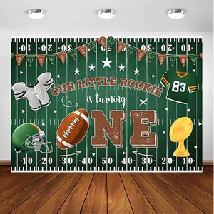 Football 1st Birthday Backdrop, 1st Down Birthday Backdrop, 1st Down ...