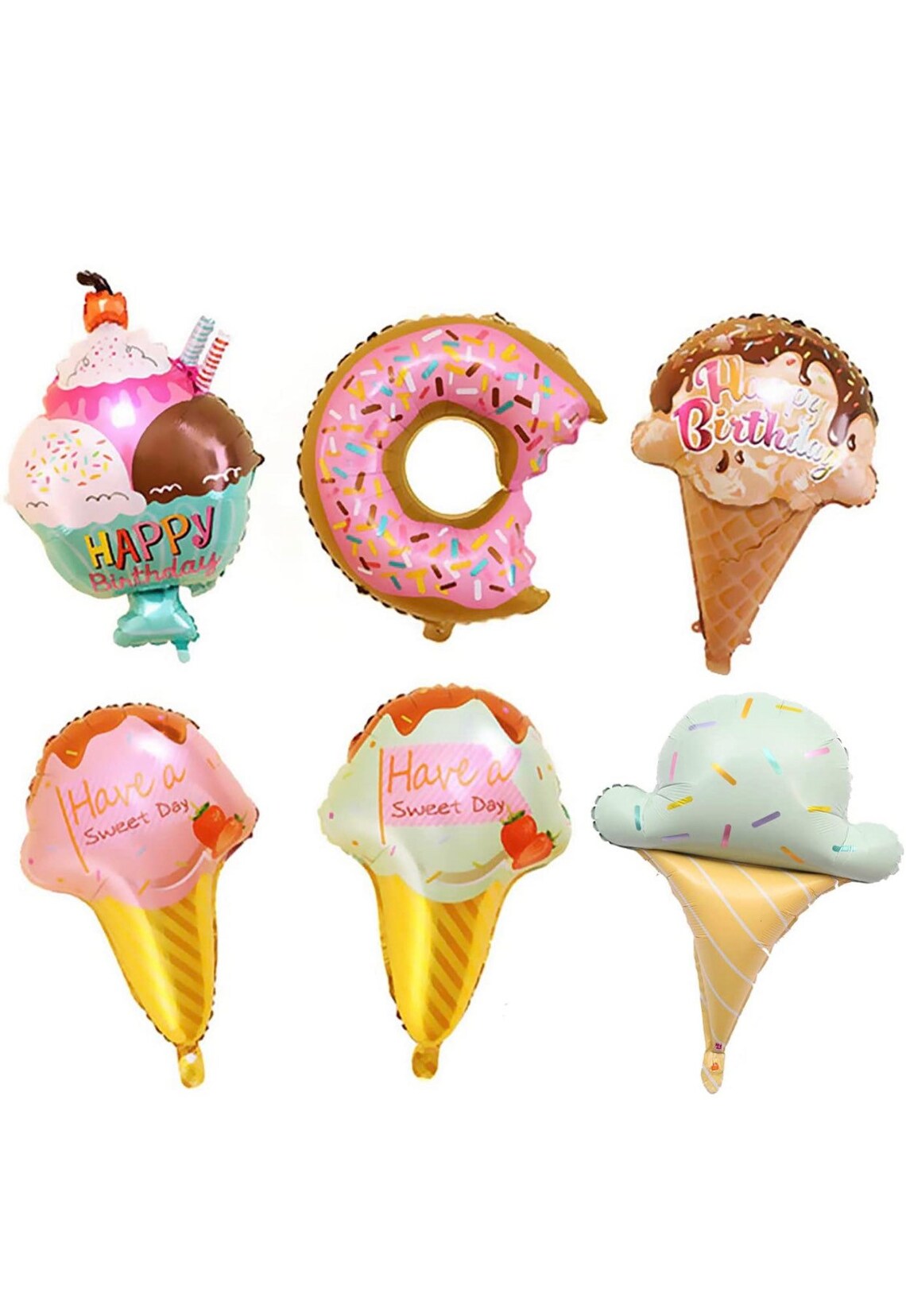 Ice Cream Party Balloons Ice Cream Birthday Ice Cream Party - Etsy