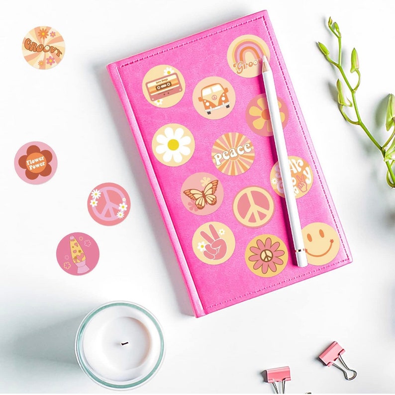 Groovy Stickers, Groovy Party, Groovy Birthday, Two Groovy Stickers ...