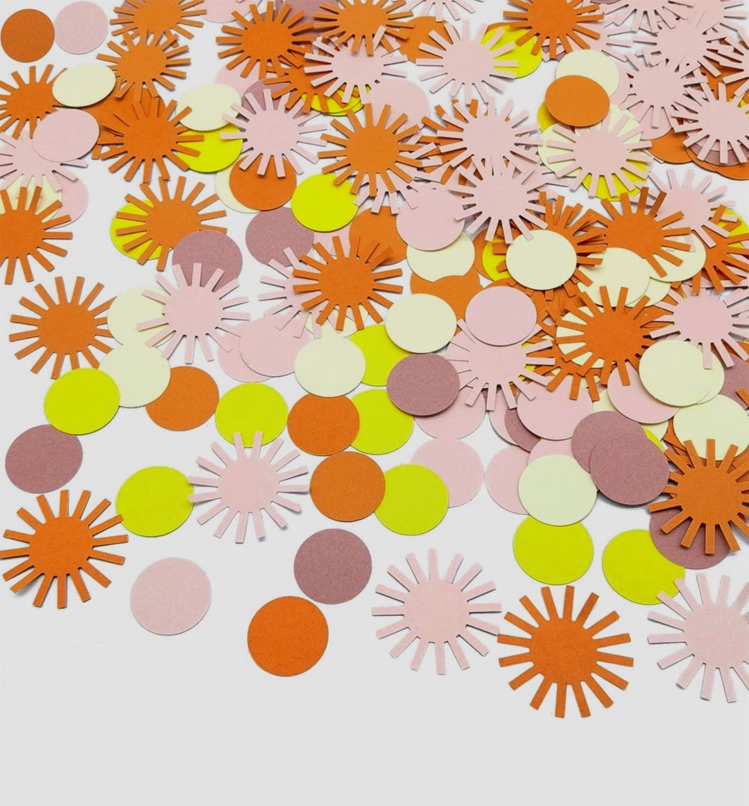 First Trip Around the Sun, Sun Table Confetti, Sun Party, Sun 1st ...