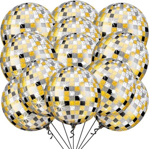 22” Disco Ball Foil Balloons, 1 Pcs Retro Bachelorette Party ...