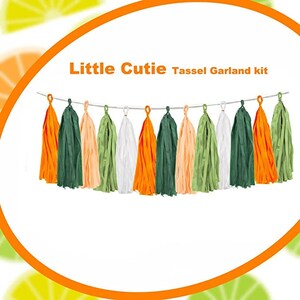 Little Cutie Balloons Garland, Little Cutie Tassel, Little Cutie Party ...