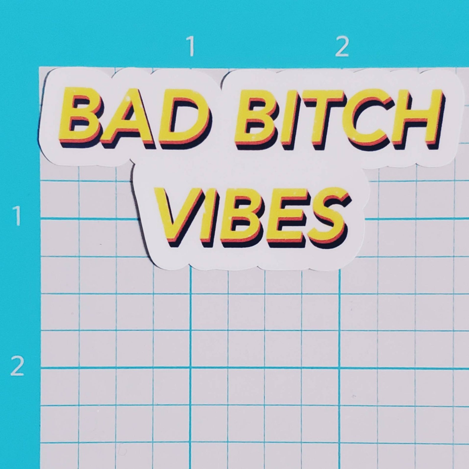 Bad Bitch Vibes / Baddie Sticker - Etsy