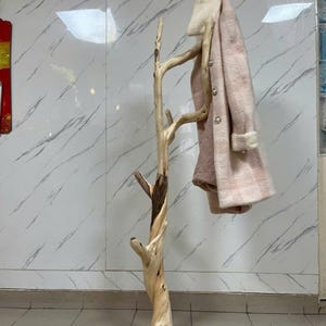 Free Standing Coat Rack Tree Branch Coat Hooks Natural Clothing Rack ...