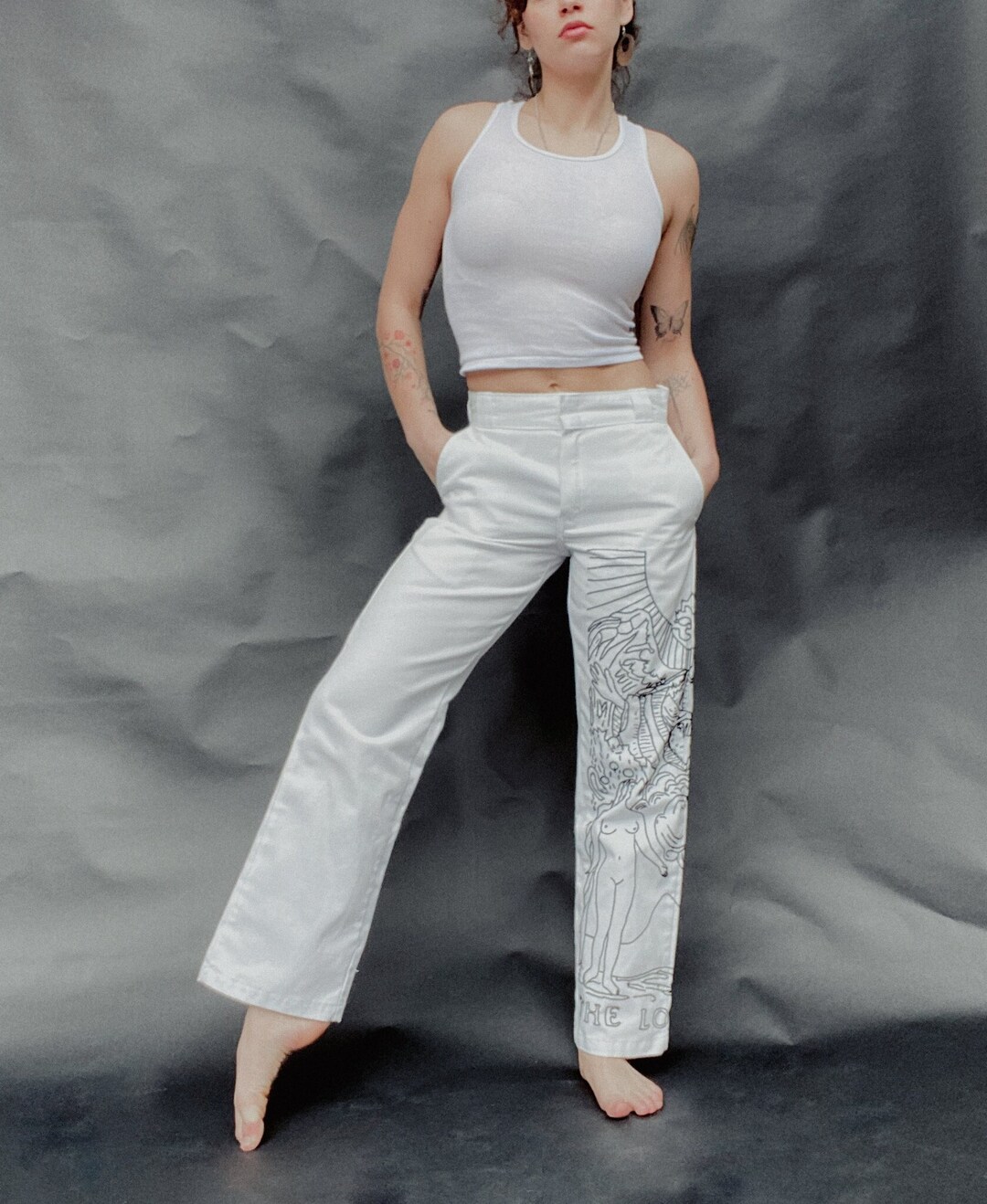 The Lovers Tarot Card Pant - Etsy