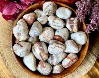 Mexican Crazy Lace Agate Tumbled - Etsy
