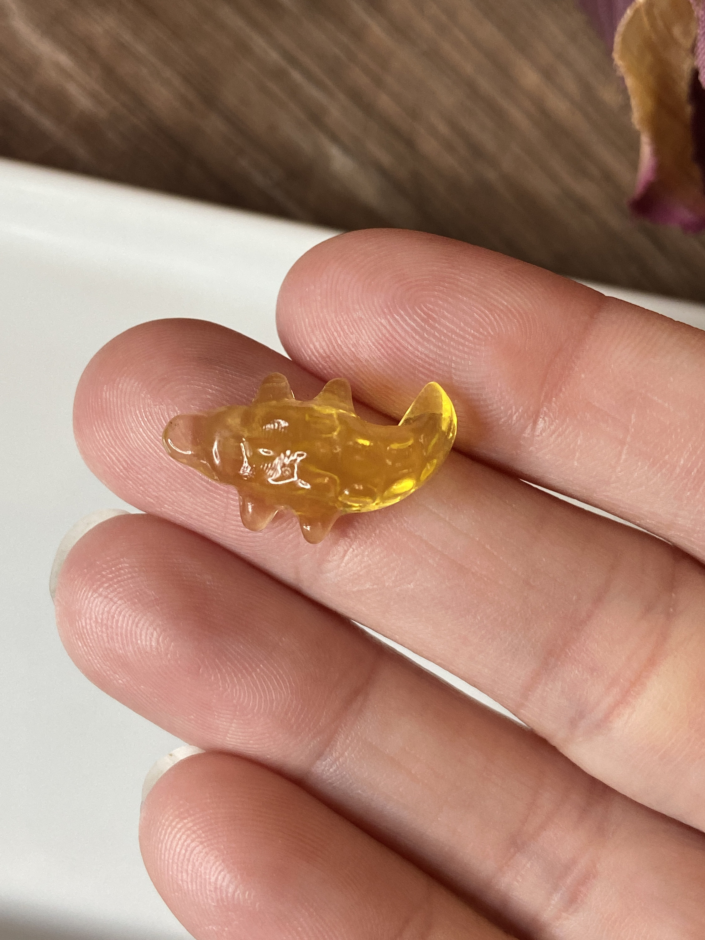 Mini Fluorite Crocodile Crv291 Crystal Alligator Tiny - Etsy