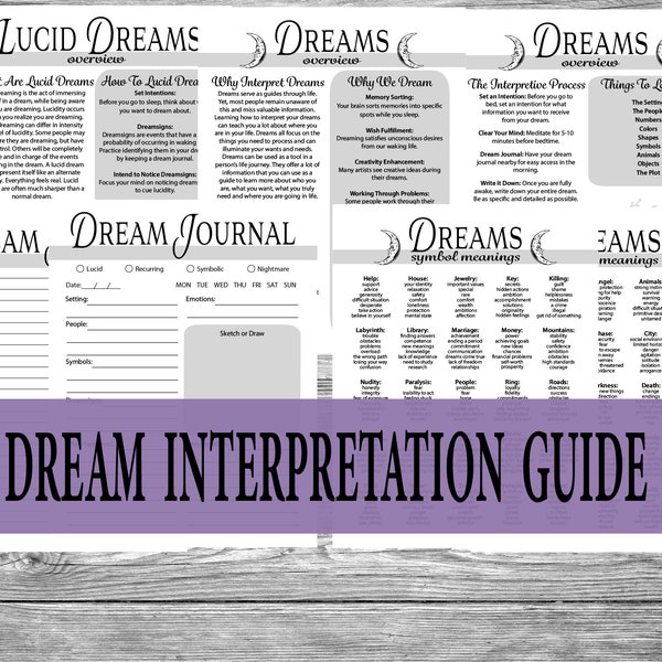 Dream Journal - Etsy