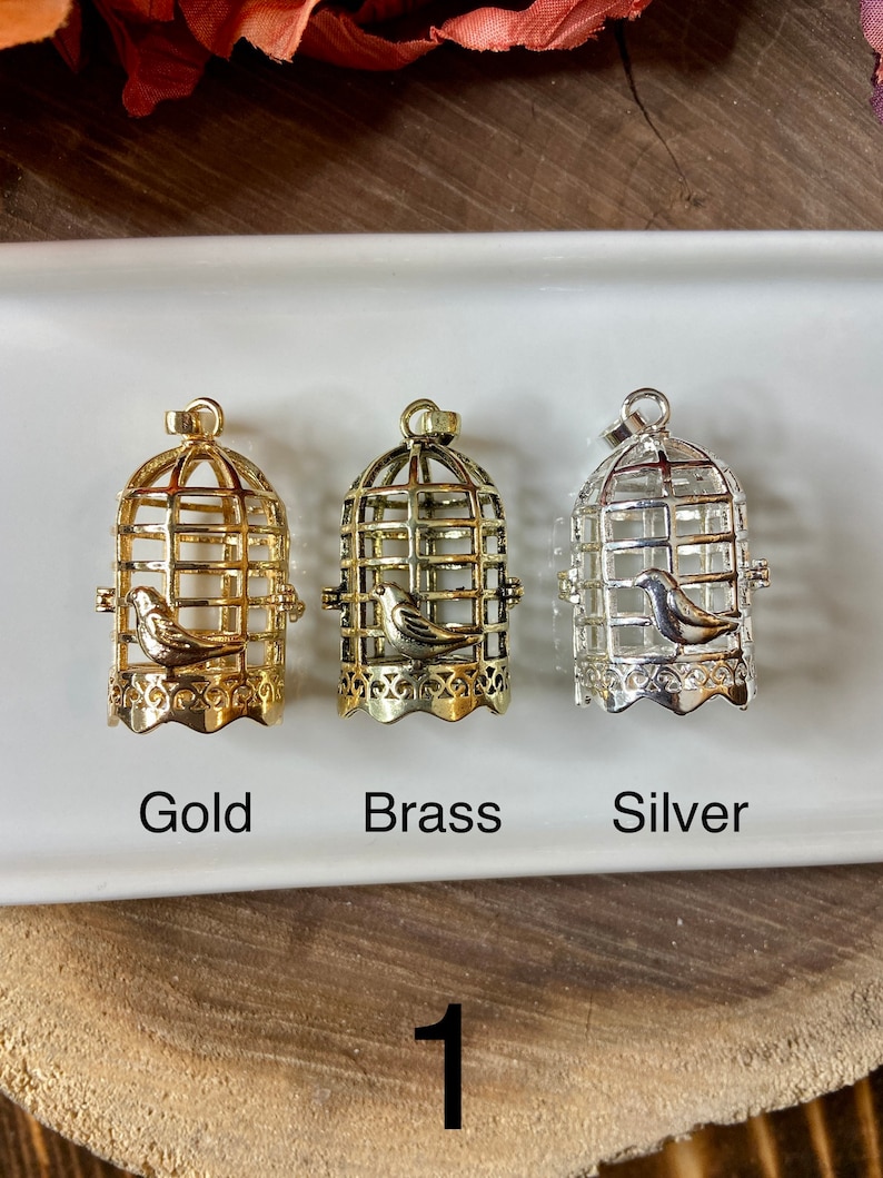 Cage Pendant Crystal Cage Necklace Crystal Locket - Etsy