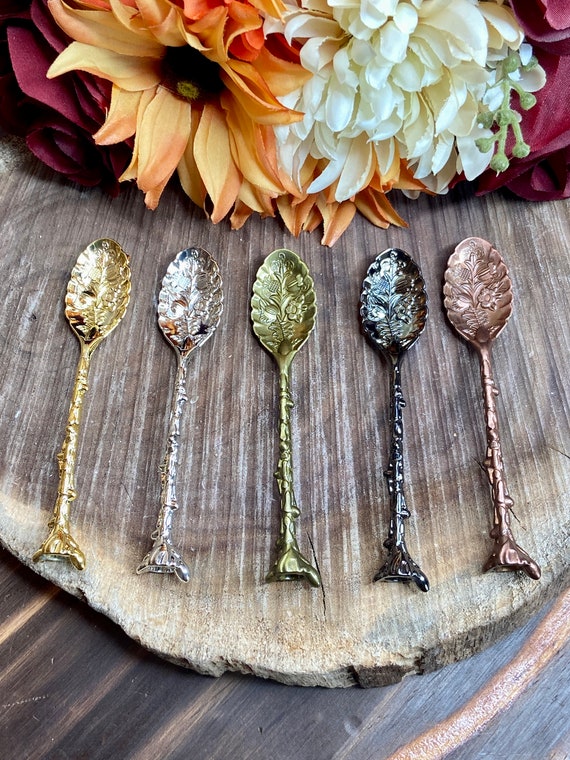 Apothecary Spoon Witch Altar Spoon Metal Spoon With | Etsy
