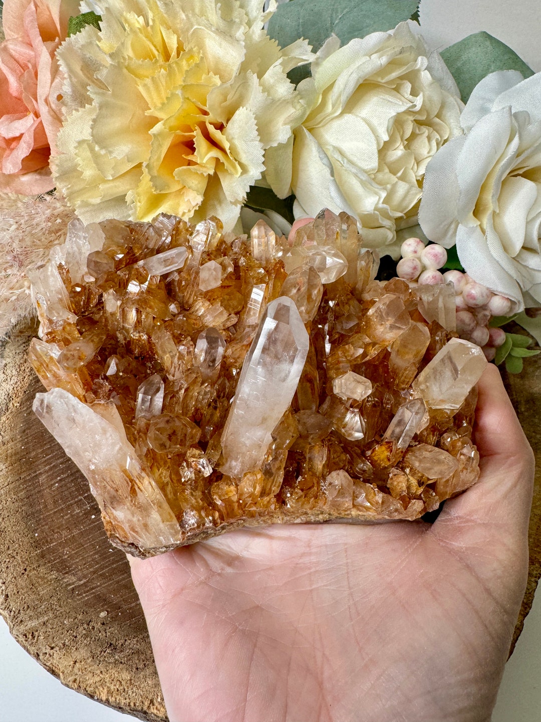 Red Quartz Cluster Specimen, Crystal Specimen, Spc116.1 - Etsy