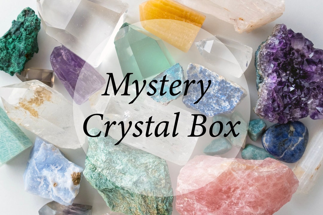 Mystery Crystal Box, Surprise Box of Crystals, Crystal Grab Bag - Etsy