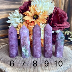 Pink Tourmaline Tower, RARE, Twr130, Pink Tourmaline Point, Crystal ...