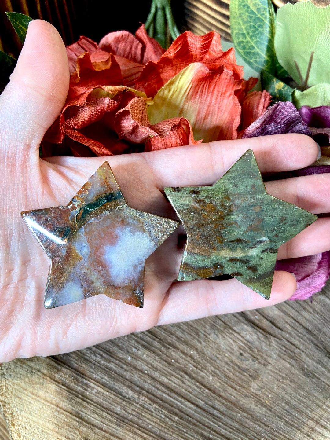 Ocean Jasper Star, OJ Star, Shp198, Crystal Star - Etsy