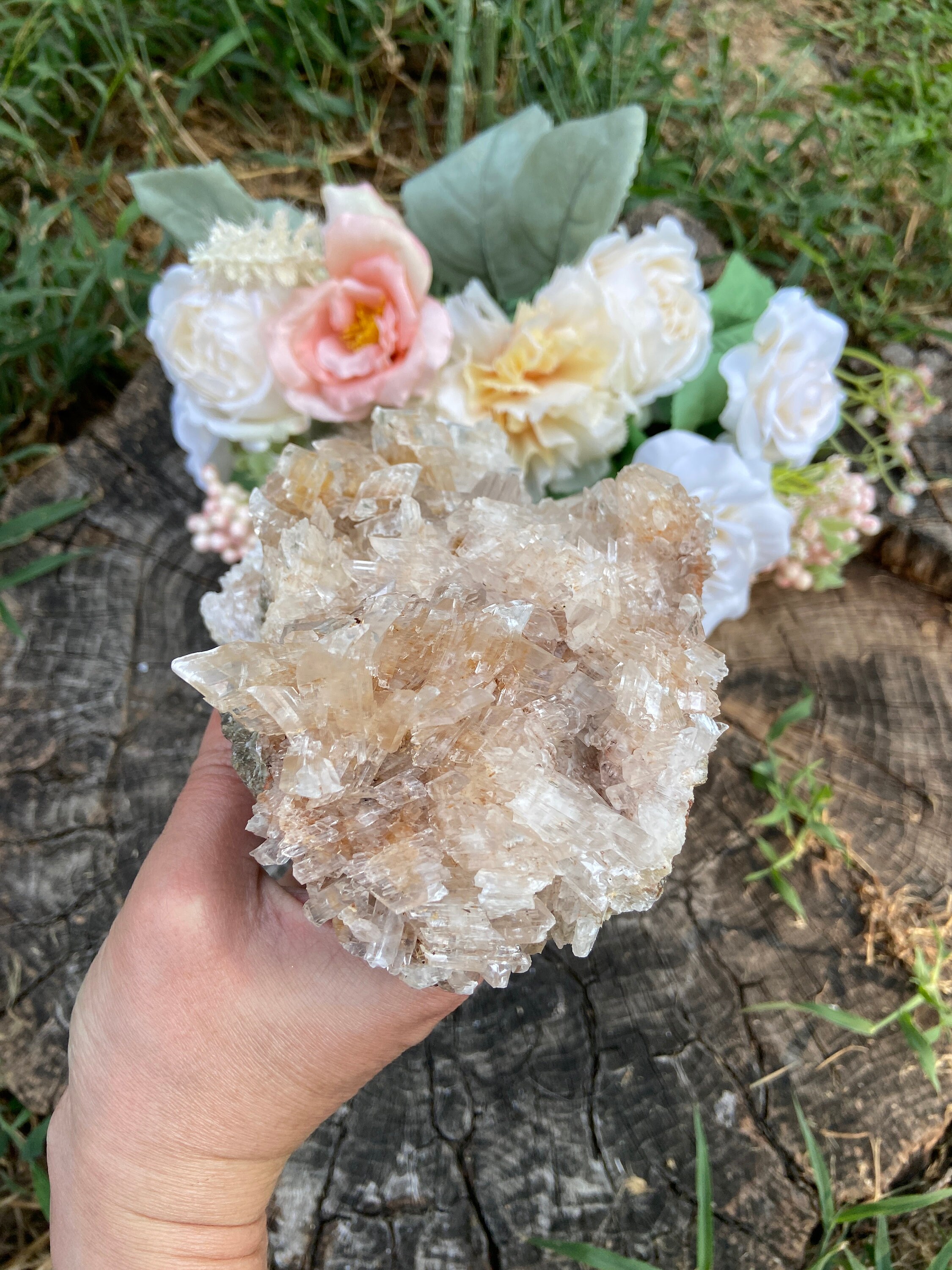 Selenite Specimen, Crystal Cluster, Spc150 - Etsy