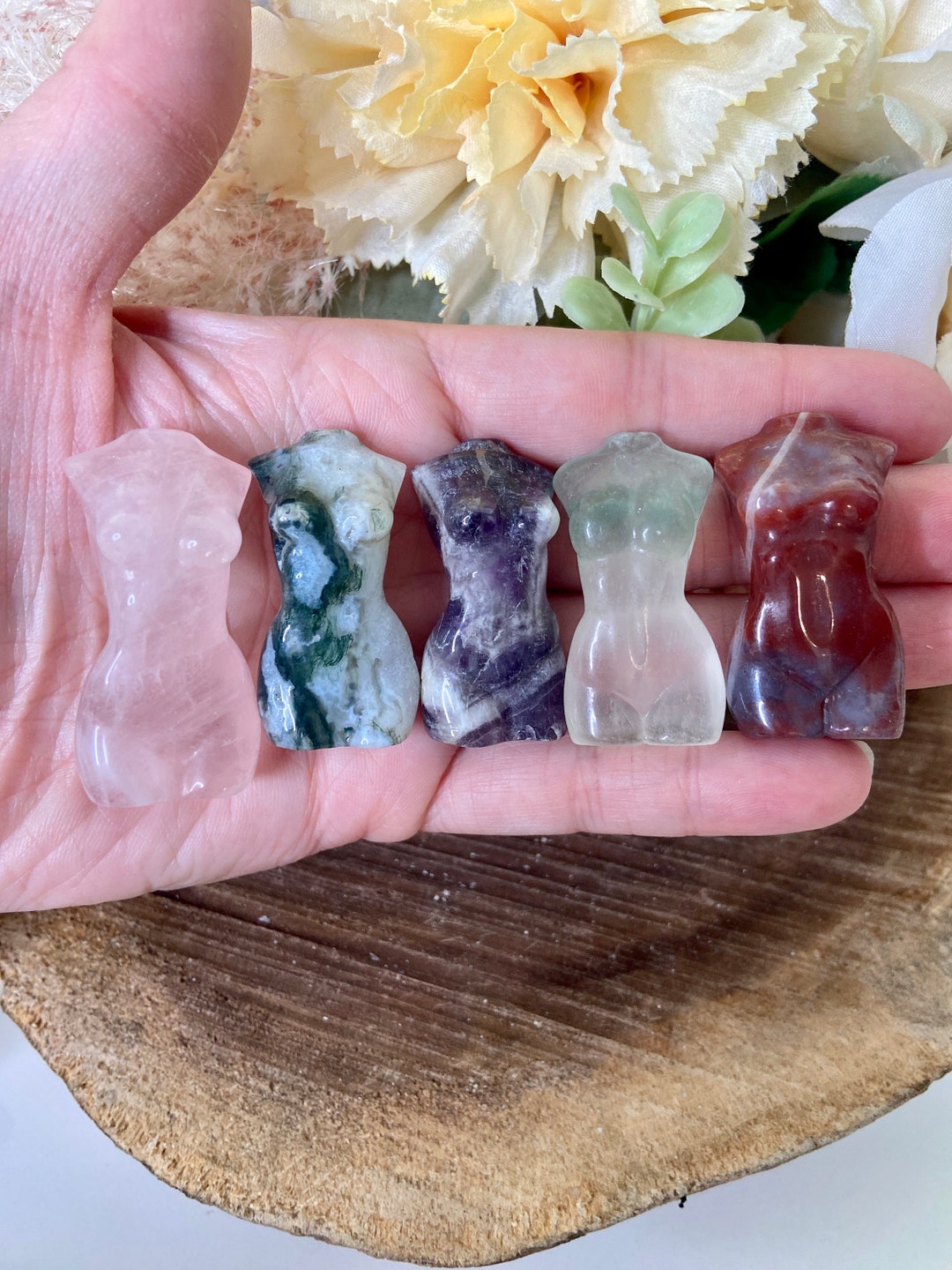 Mini Crystal Goddess Carving, Crv167, Crystal Female Body Carving - Etsy