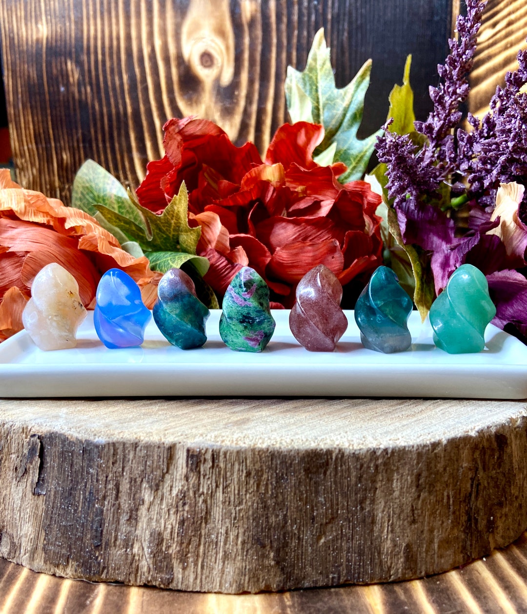 Mini Crystal Flame, Rose Quartz Flame, Crv163 - Etsy