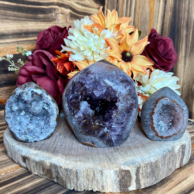 Agate Druzy Geode - Etsy