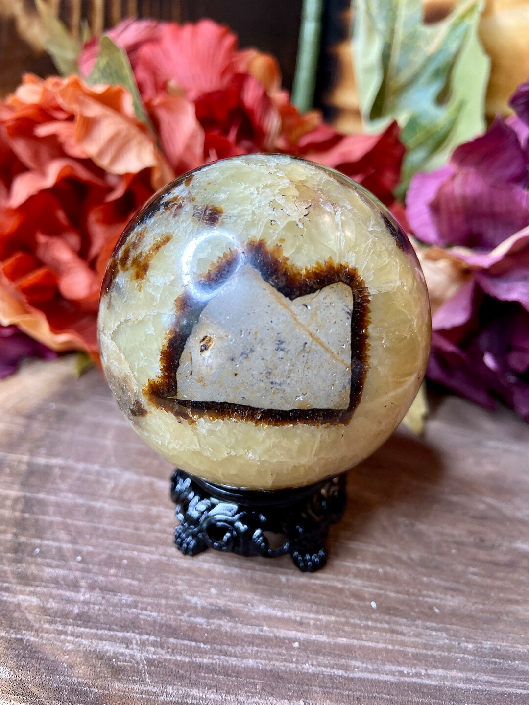 Septarian Sphere, 60mm, Sph119, #6, Crystal Sphere, Septarium Sphere - Etsy