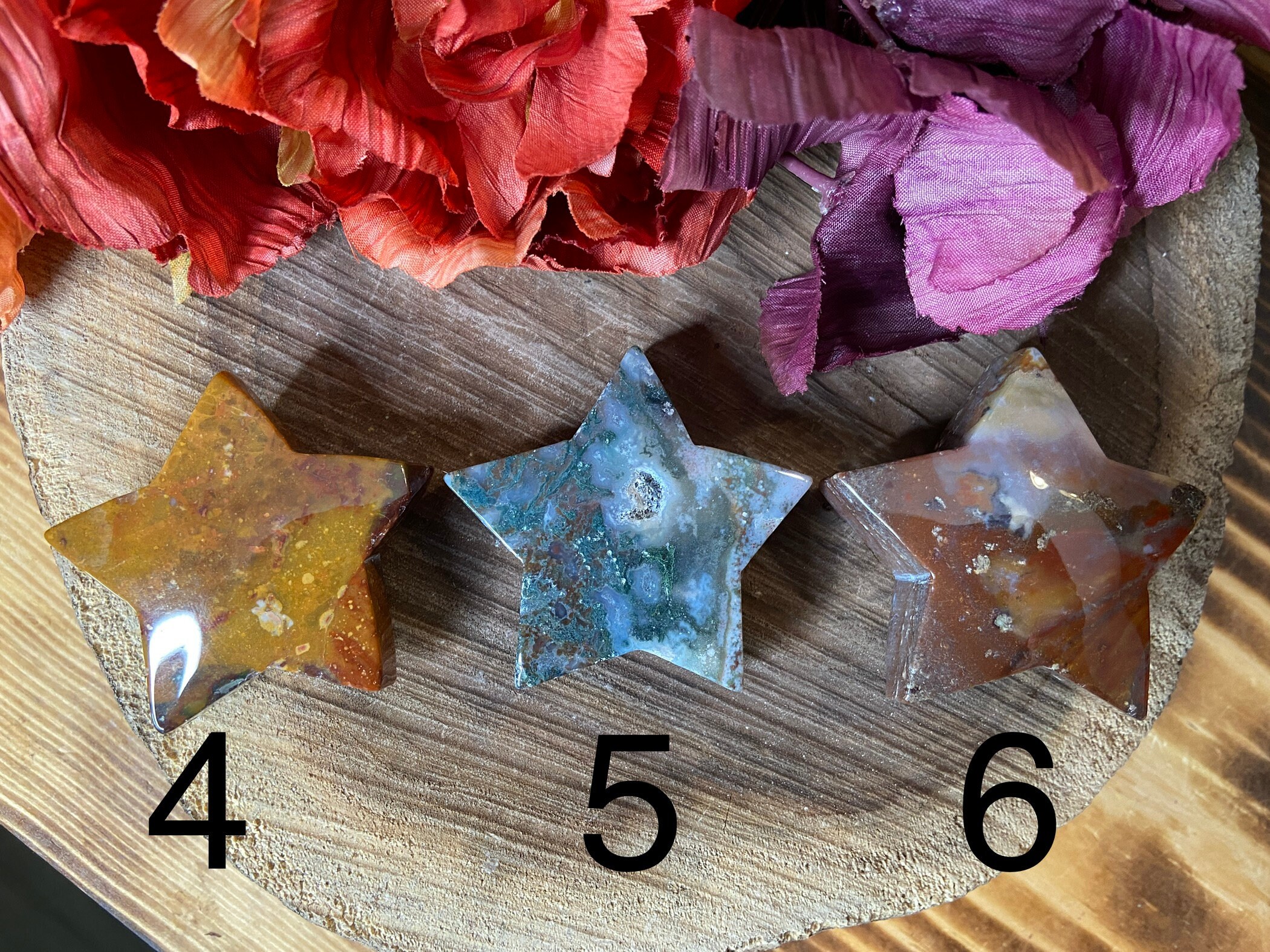 Ocean Jasper Star, OJ Star, Shp198, Crystal Star - Etsy