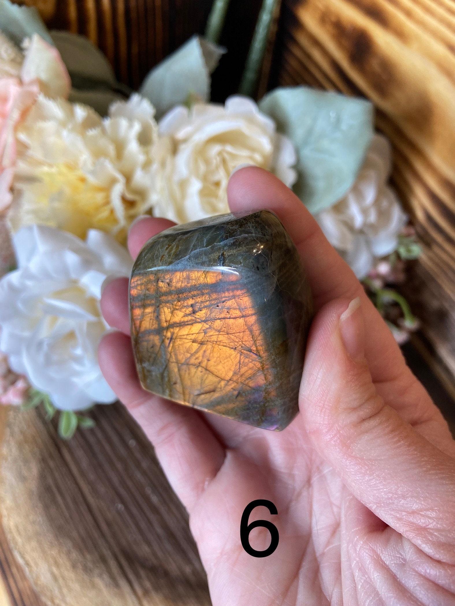 Labradorite Freeform Crystal Freeform Msc117 Purple - Etsy