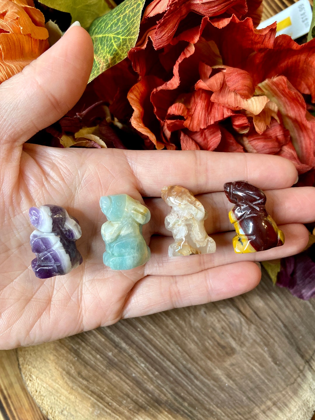 Mini Crystal Bunny, Crv125, Mini Crystal Rabbit, Howlite Bunny Rabbit ...