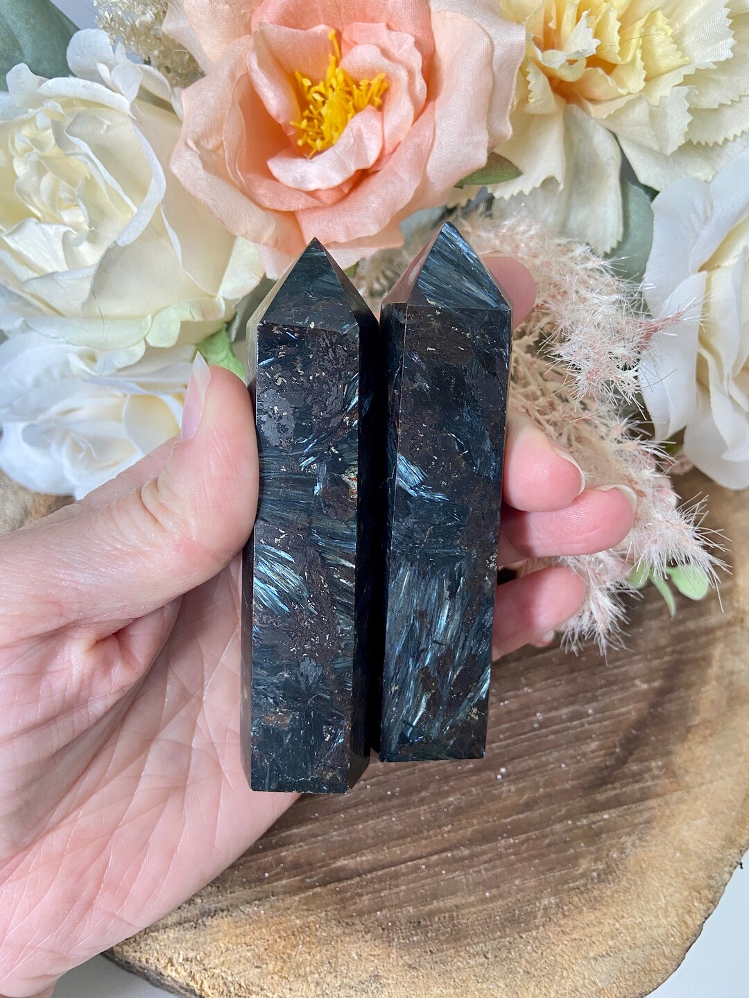 Astrophyllite Tower, Twr111, Astrophyllite Point, Fireworks Stone ...