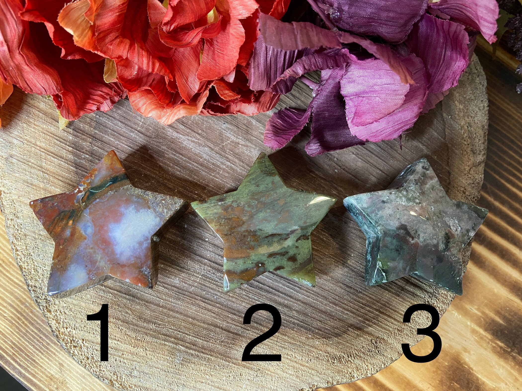 Ocean Jasper Star, OJ Star, Shp198, Crystal Star - Etsy