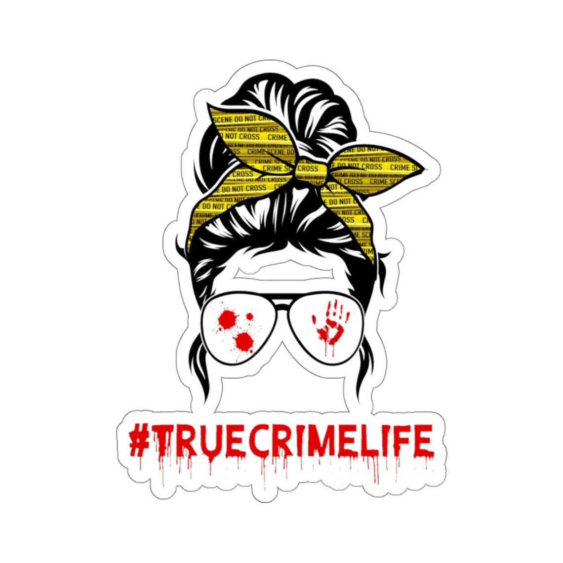 True Crime Junkie STICKER true crime junky true crime | Etsy