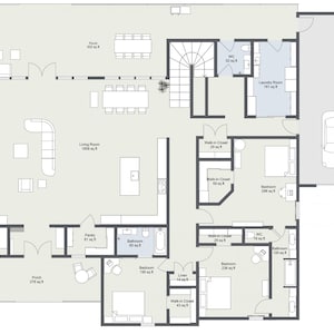 Custom 2D Furniture Floor Plan – Virtual Interior Design - Etsy