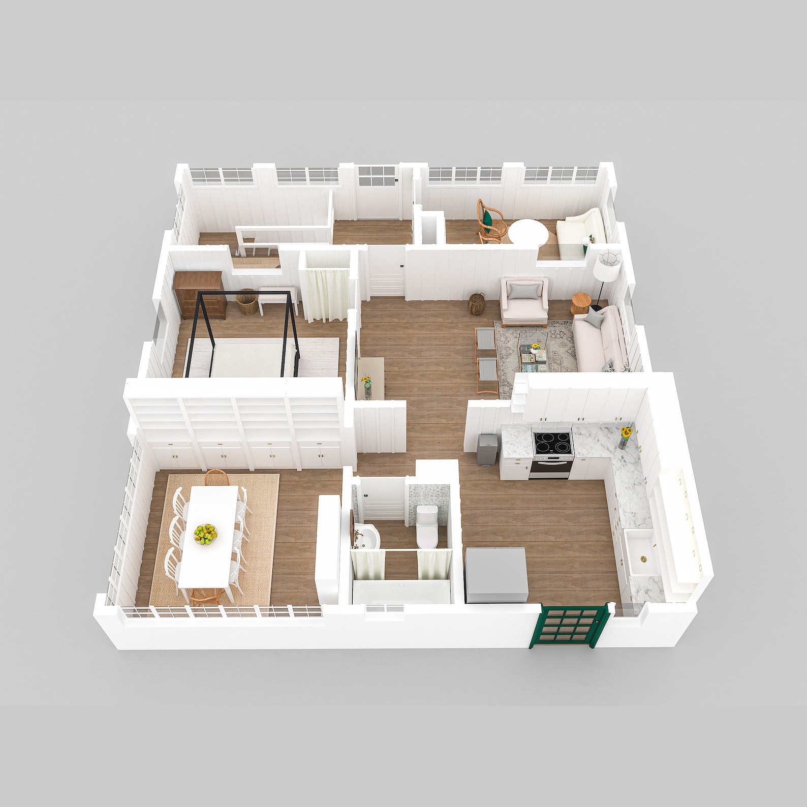 Realistic High Quality 3d Floor Plan - Interior Design Ideas - Custom ...