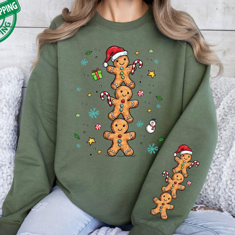 Gingerbread Man Sweater - Etsy
