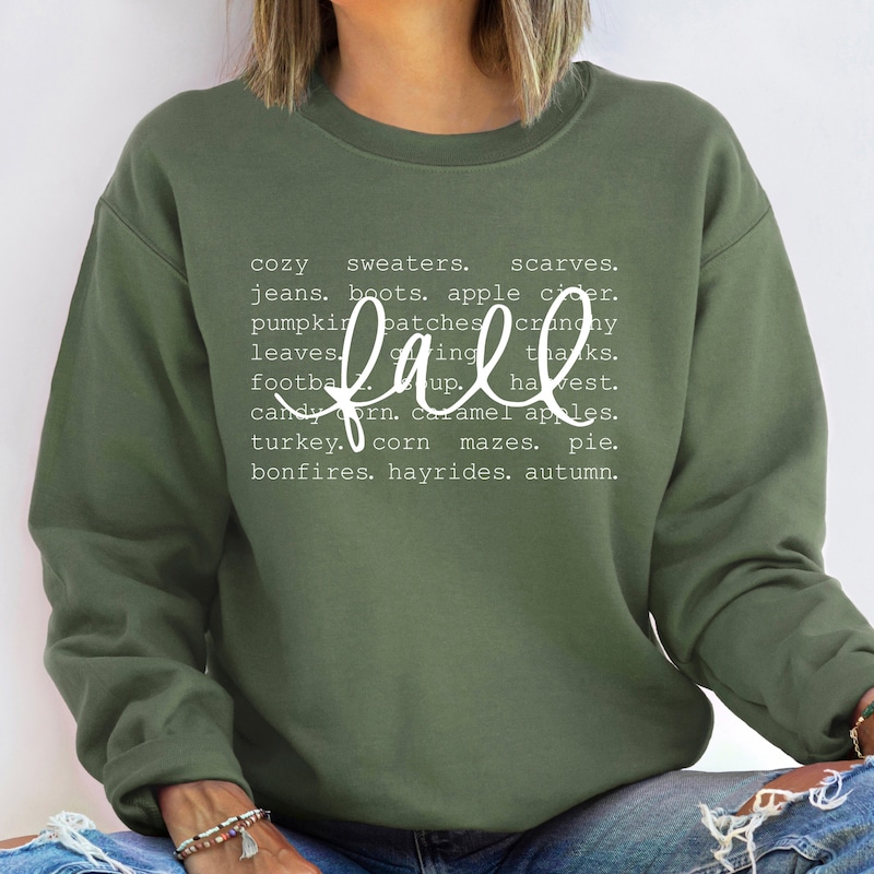 Fall Sweatshirt - Etsy