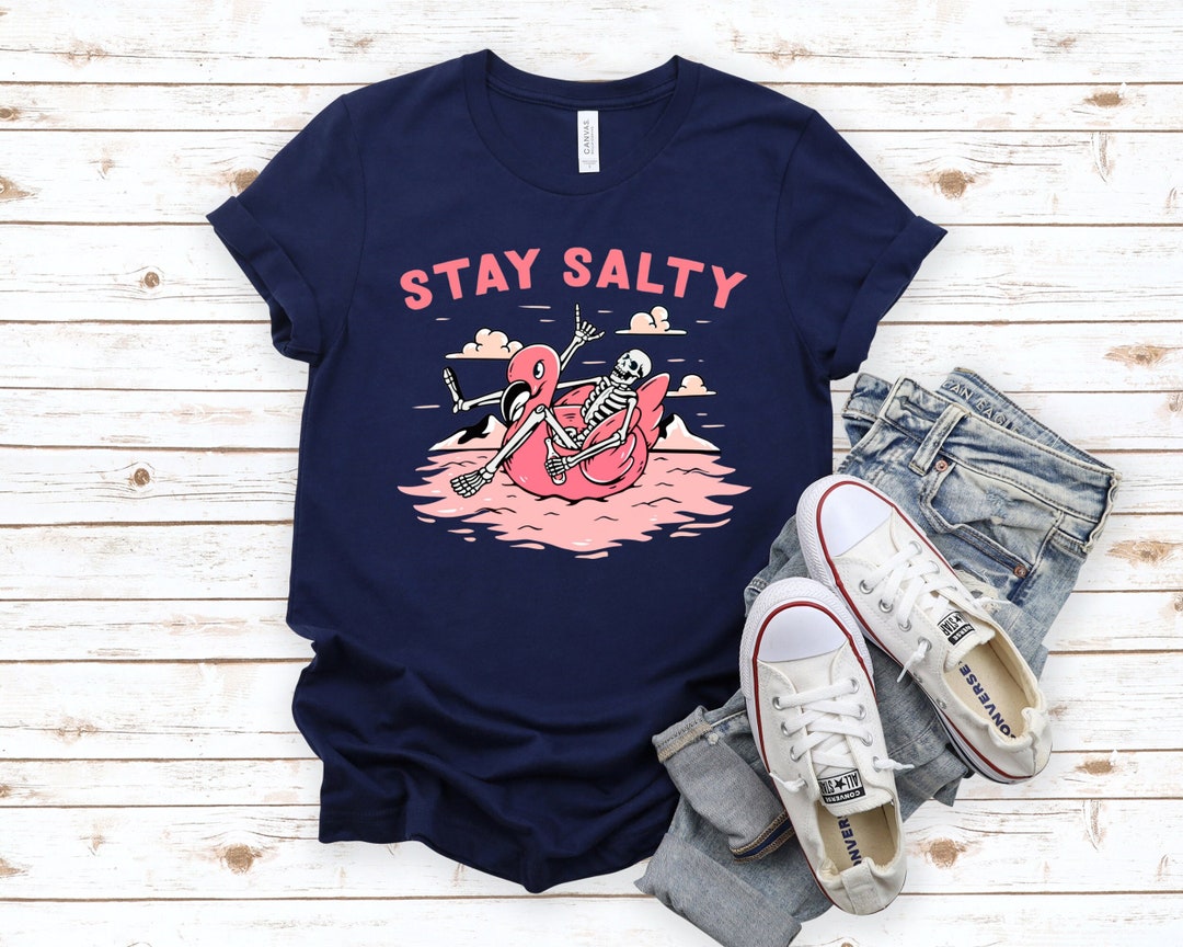 Stay Salty T-shirt, Beach T-shirt, Stay Salty, Distressed T-shirt ...