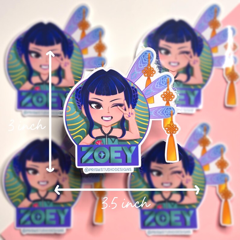 Kpop Demon Hunters Stickers – Rumi, Mira, Zoey, Derpy - Etsy Canada